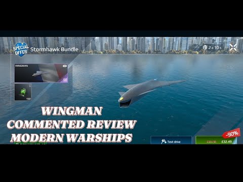 WINGMAM Drone COMMENTED REVIEW - Modern Warships - YouTube