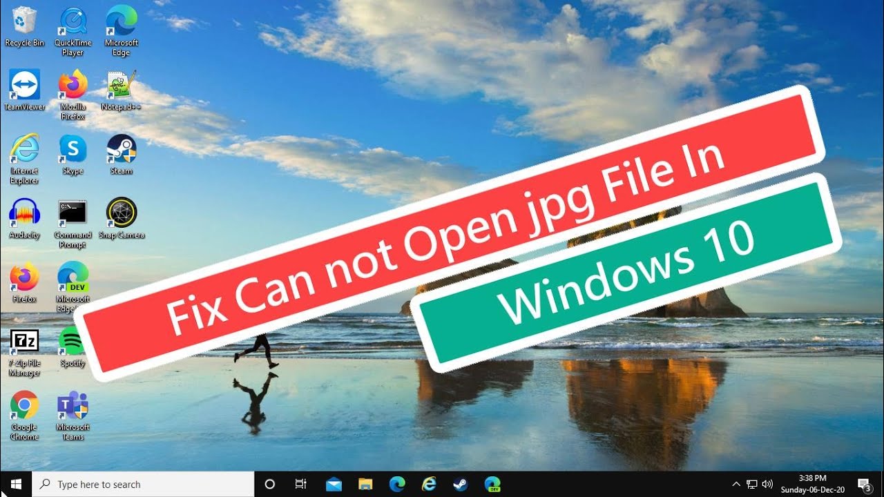 Fix Cannot Open Jpg File In Windows 10 YouTube Fix Cannot Open Jpg File In Windows 10 YouTube