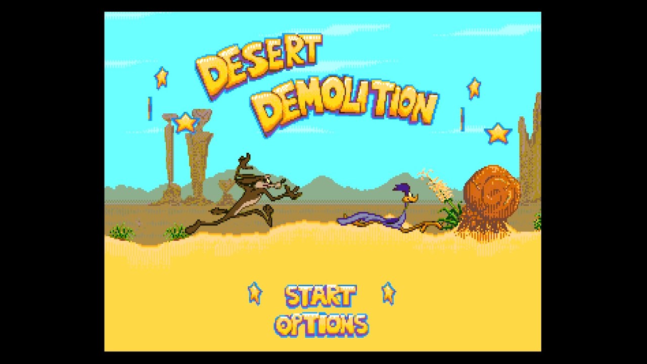 Desert Demolition Starring Road Runner and Wile E. Coyote - Sega ...