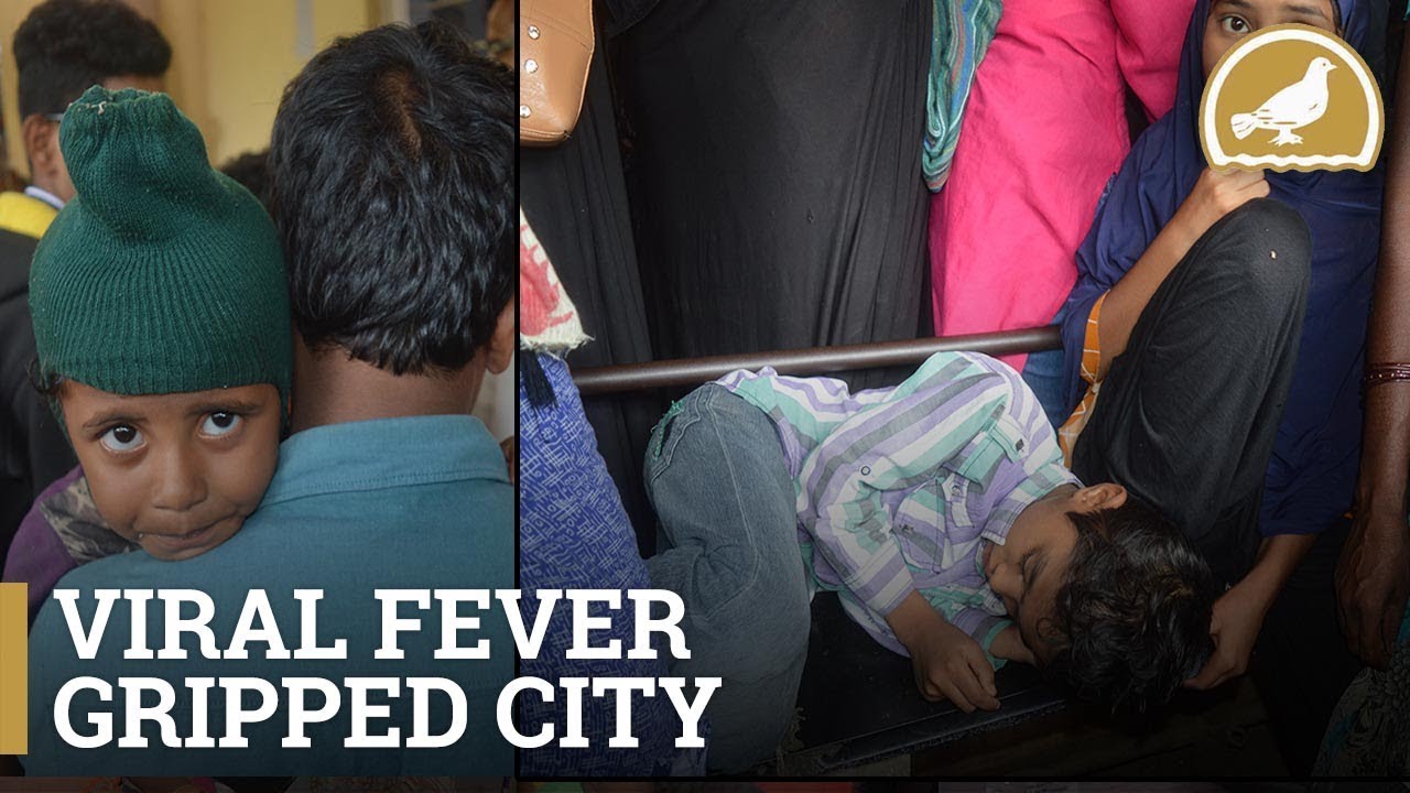 Viral fever grip Hyderabad, Huge rush at fever Hospital - YouTube