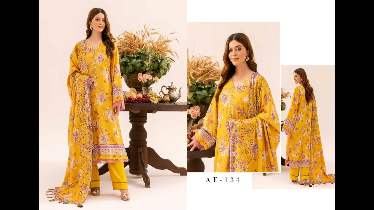 Riaz Arts Afreen - 3 Piece Embroidered - Live Unboxing - Ladies Branded ...