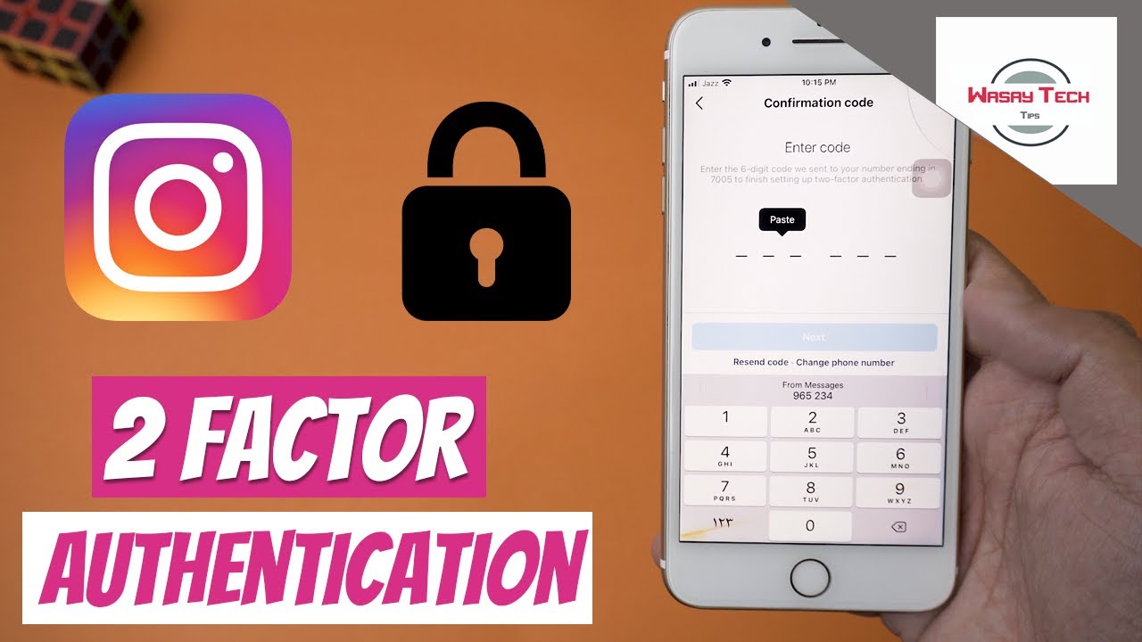How to enable two factor Authentication on Instagram Account - YouTube