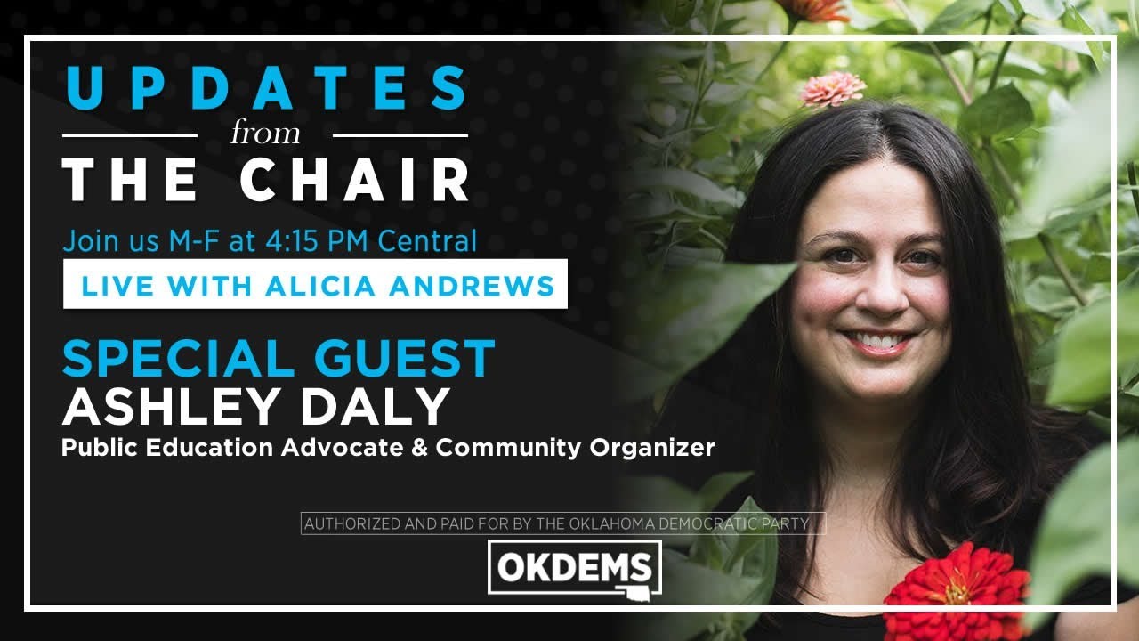 ODP Chair's Thursday LIVE Update: Ashley Daly - YouTube