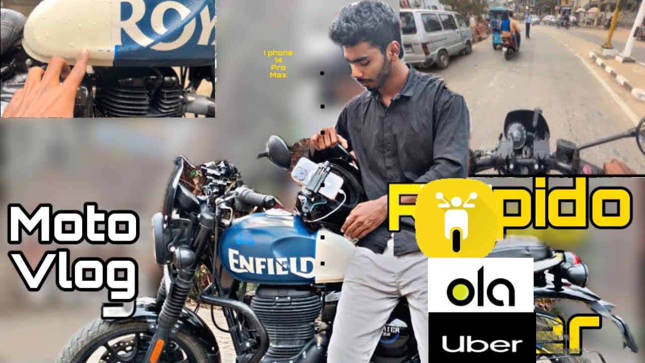 Repido vlog Royal enfield hunter 350 Moto vlog/ Rapido/ I phone 14 pro max se moto vlog - YouTube