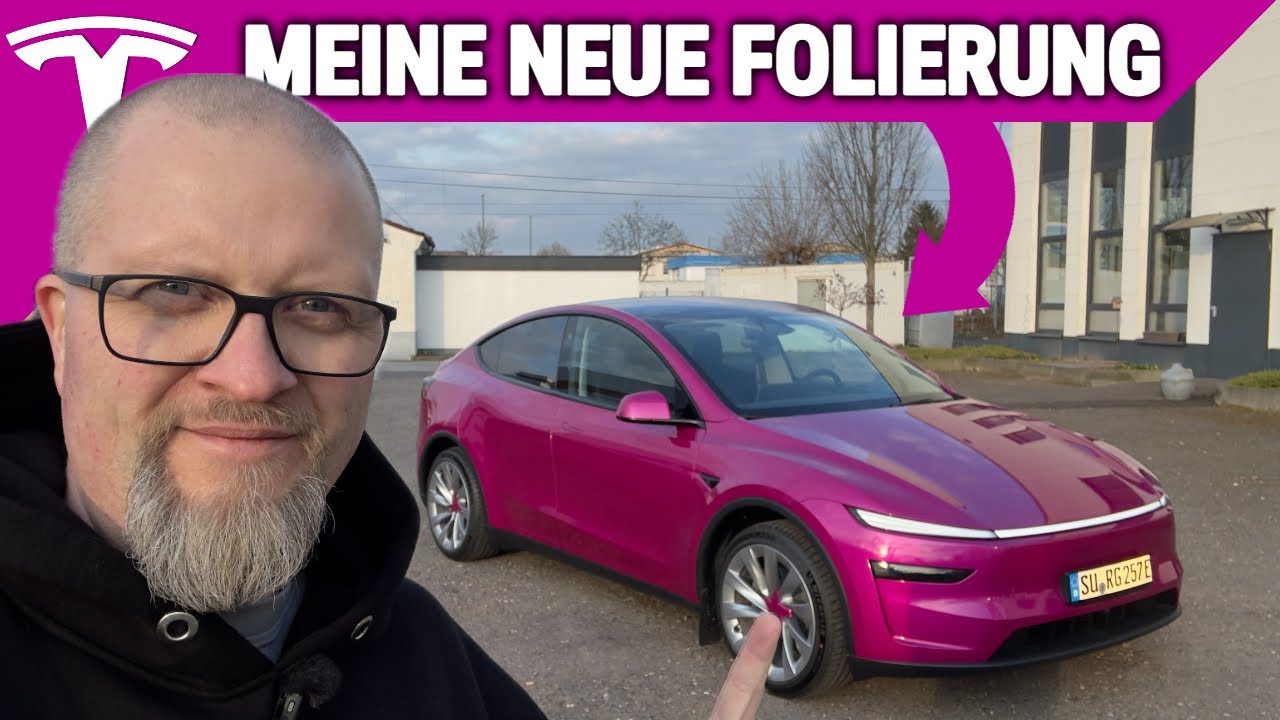 Neue Folierung für meinen Tesla Model Y 2025 Launch Series 🤪🔥 - YouTube