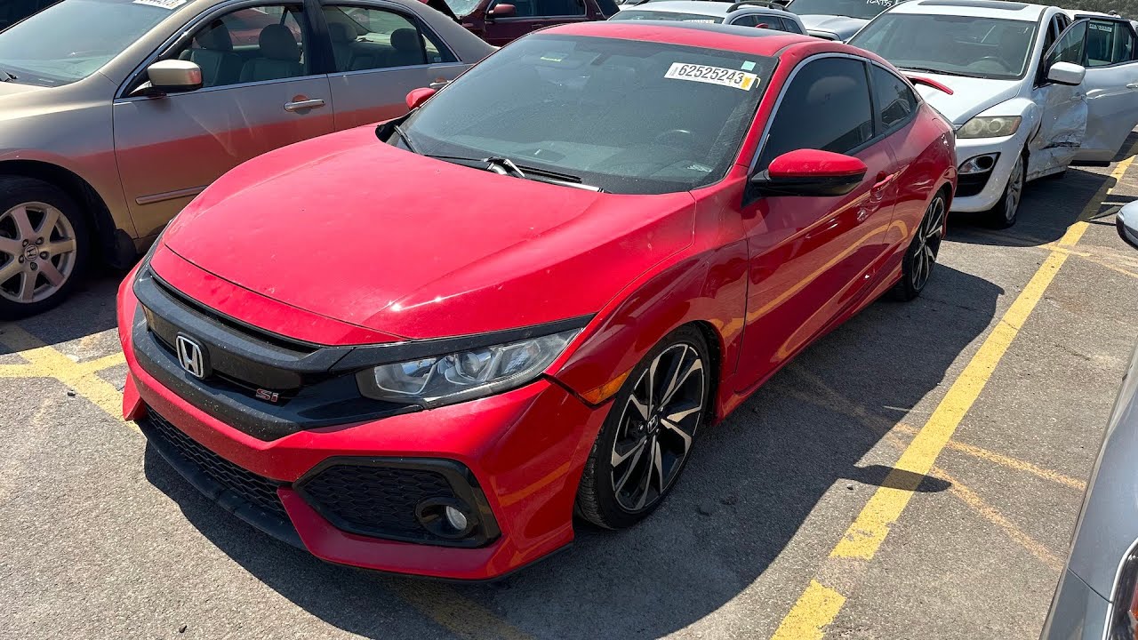 Hidden Turbo Coyote Mustang GT and Honda Civic Si at Copart! - YouTube