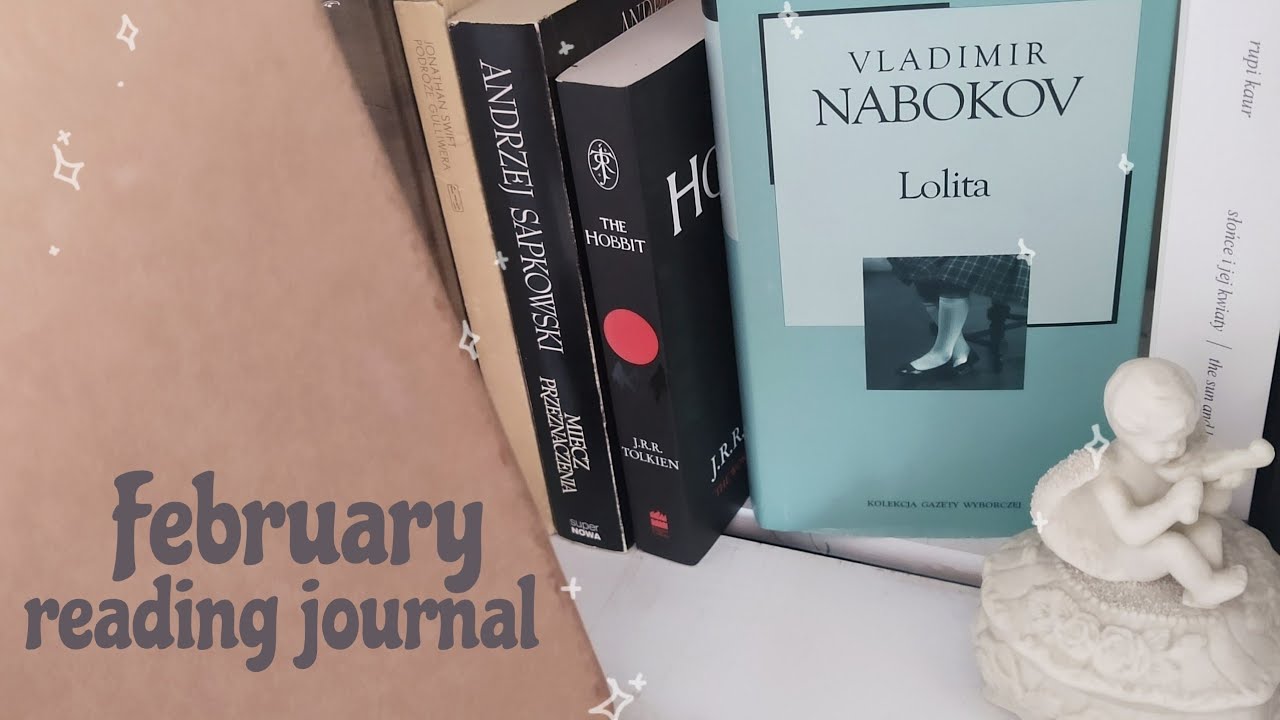 Reading journal february setup and monthly reading wrap up - YouTube