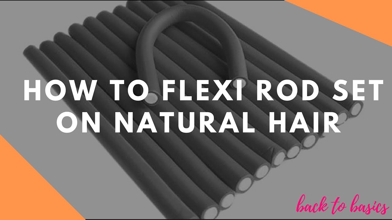 How to: Flexi rods on Natural Hair | Heatless Curls - YouTube
