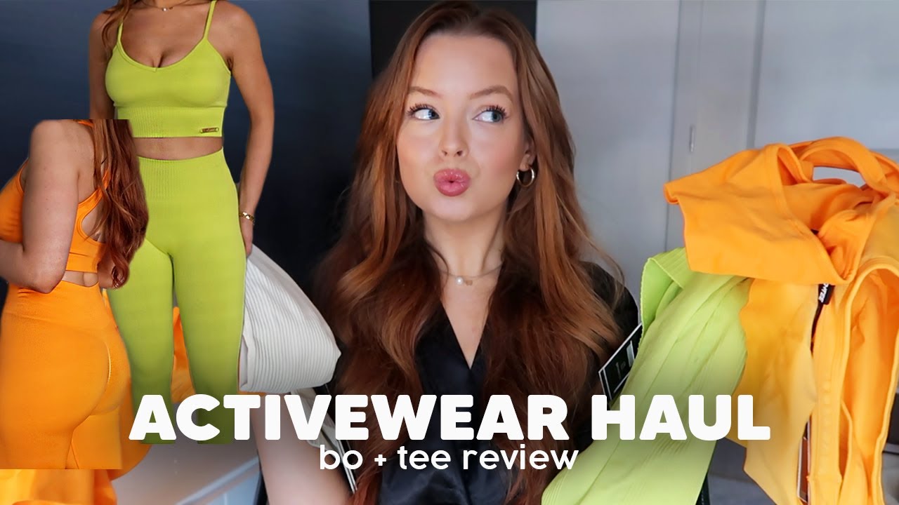 HUGE ACTIVEWEAR TRY ON HAUL/REVIEW! Is Bo + Tee worth it?! - YouTube