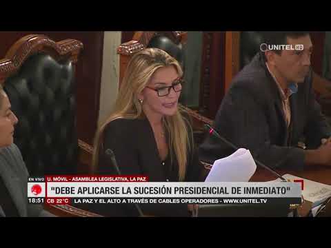 Jeanine Añez asume la presidencia del Estado de manera transitoria