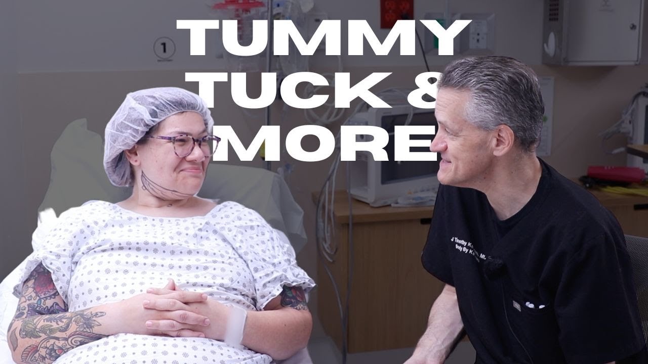 (Surgical Video) Woman Gets Extended Tummy Tuck, Thigh Lift, Neck Lipo ...