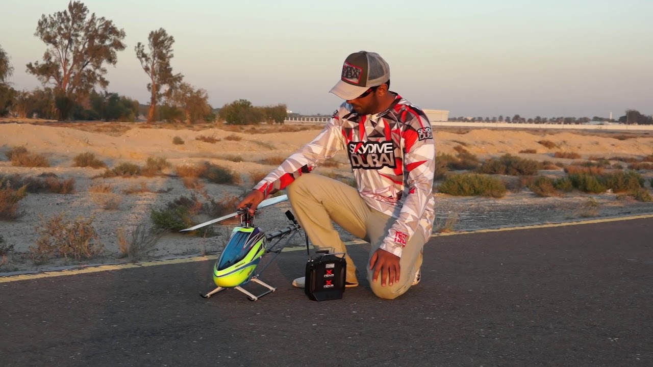 Tareq Alsaadi testing NEURON FBL system on Gaui X7 - YouTube