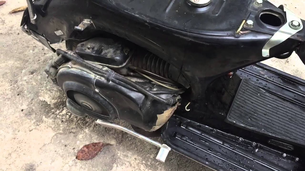 Vespa PX 80 mit Px 200 LUSSO MOTOR - YouTube