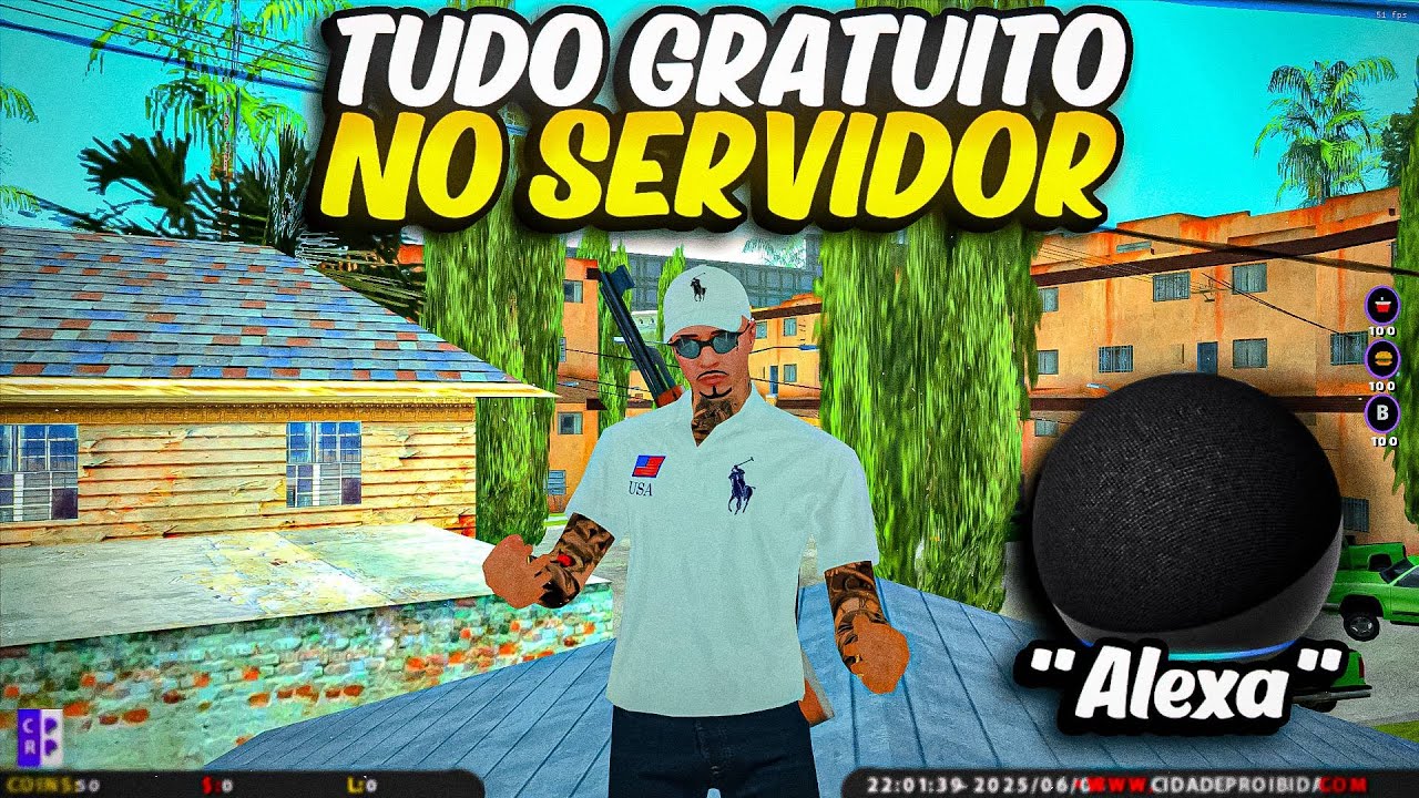 VIP, ORGS E 2 MILHÕES GRÁTIS NESSE SERVIDOR - GTA SAMP ANDROID/PC - YouTube