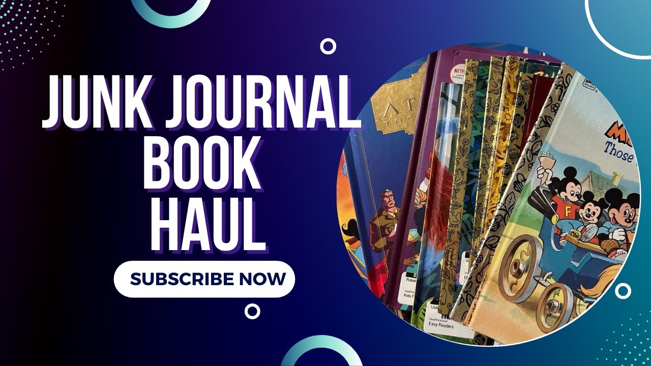 Junk Journal Book Haul || Bright Light Books | Dollar Tree | 5 Below ...