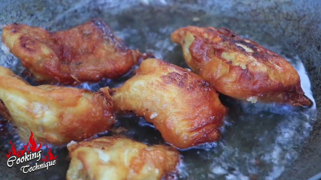Cooking Technique: Fried Big Fish With Yummy Sauce For Dinner - YouTube