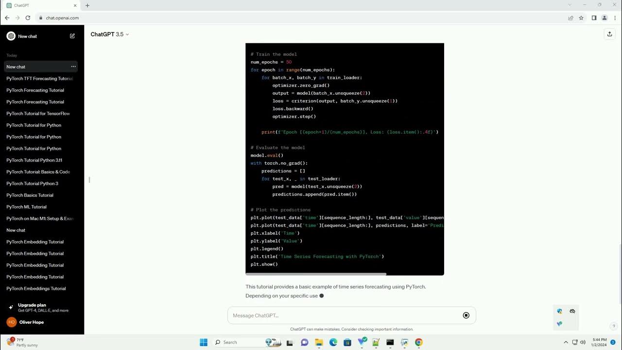 pytorch forecasting timeseriesdataset - YouTube