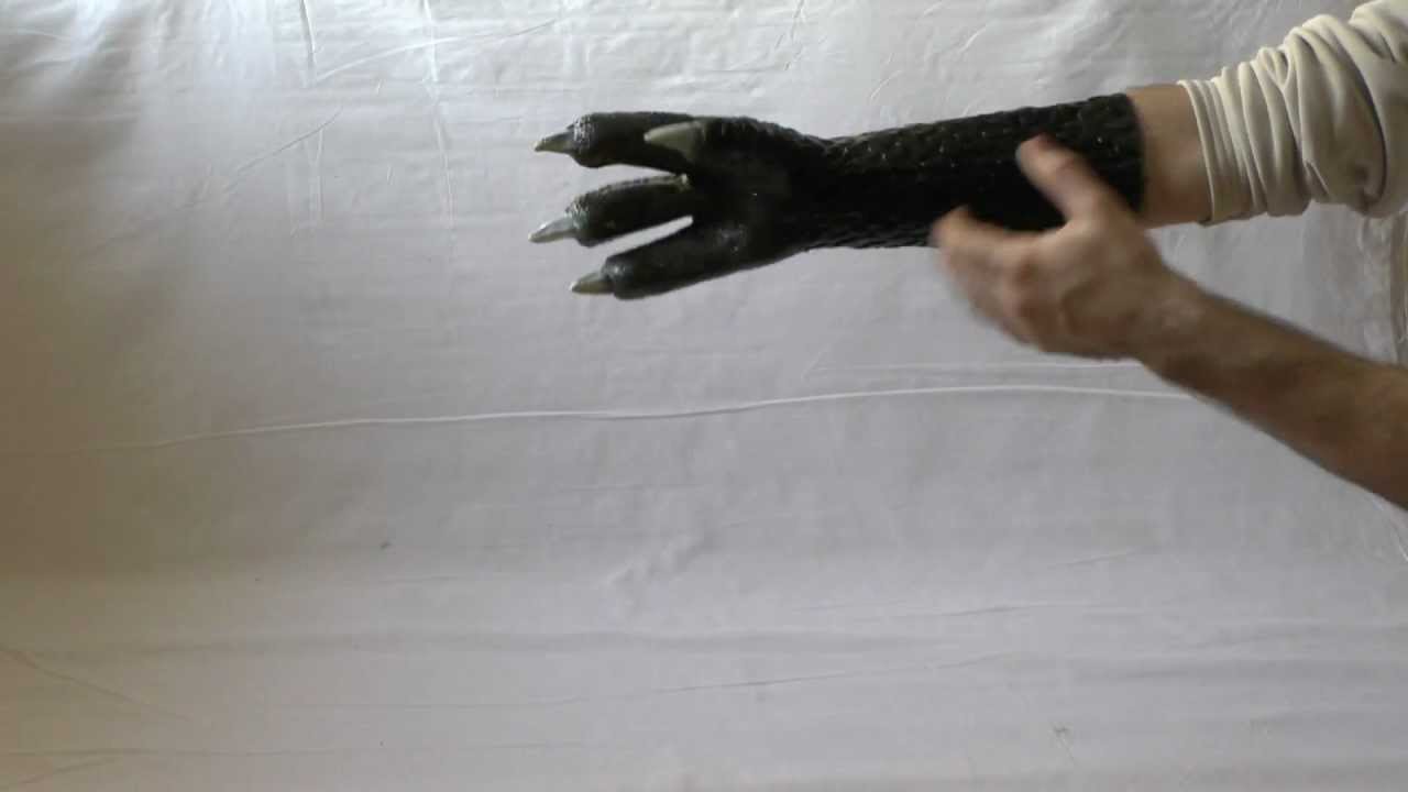 4 Finger Latex Larp Dragon Claw - YouTube