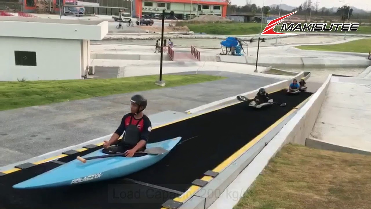 Canoe,Kayak,Boat Belt Conveyor-MAKI SUTEE - YouTube