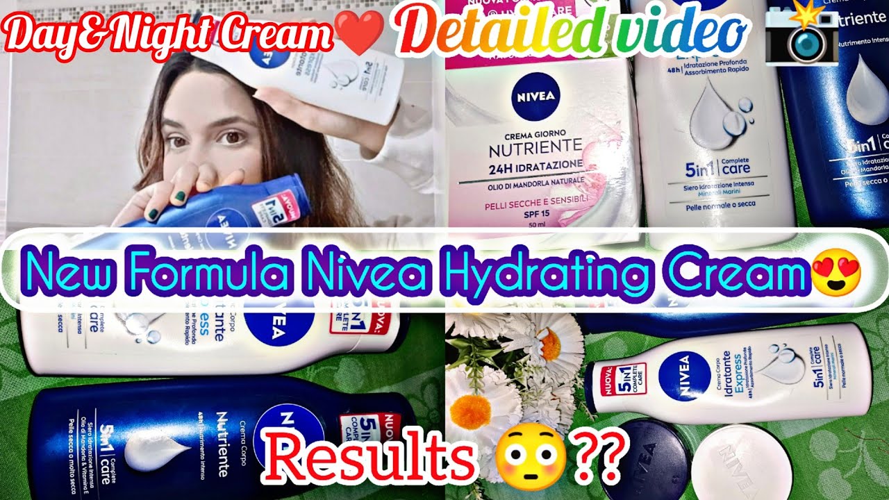 Nivea Hydrating Cream& Lotion//New formula😍//Detailed video 📸//Best For ...