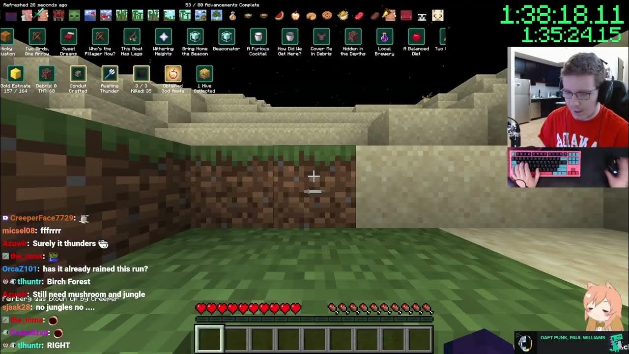 Couriway's Speedrun SEED is A MIRROR DIMENSION! (Reflection Reality!) - YouTube