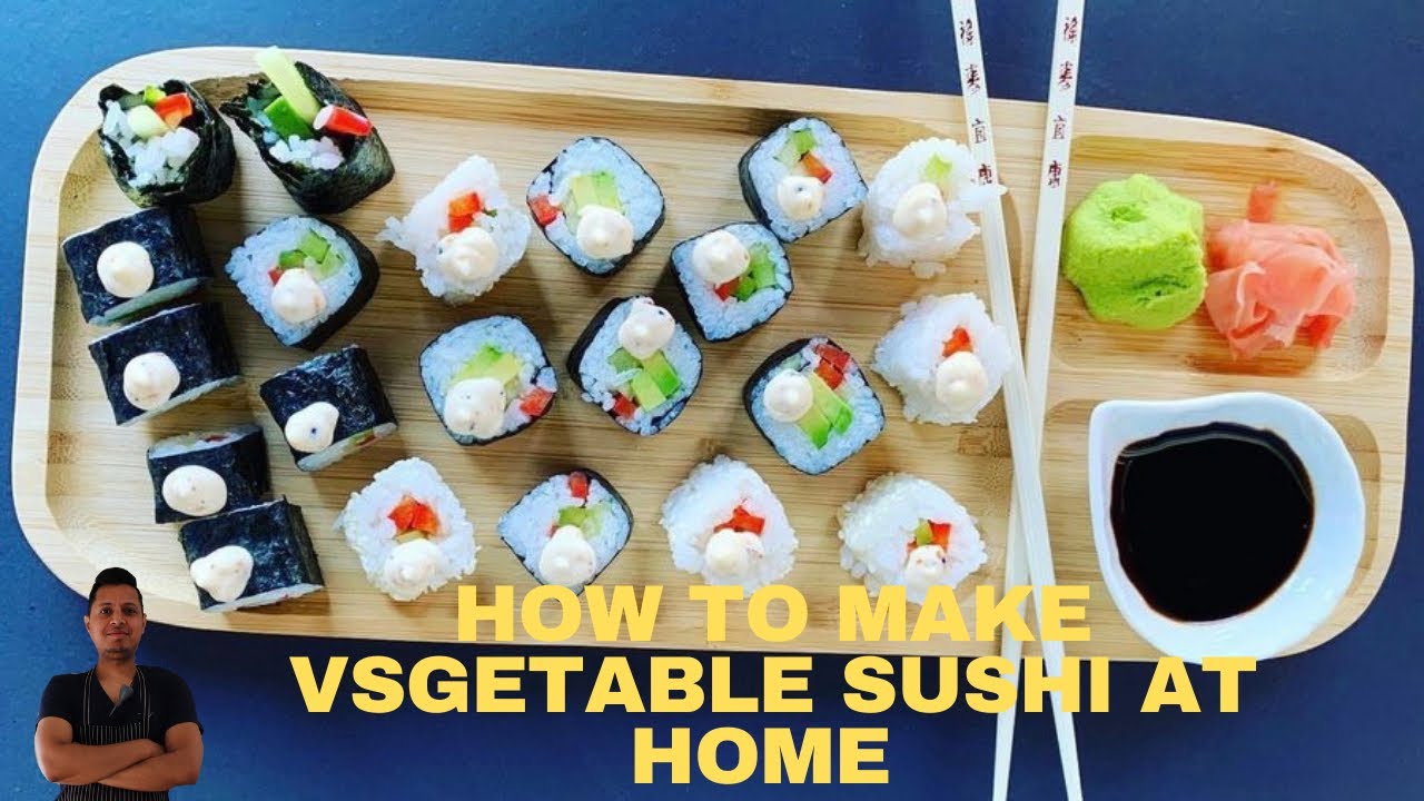 How to make Sushi rolls at home? - YouTube