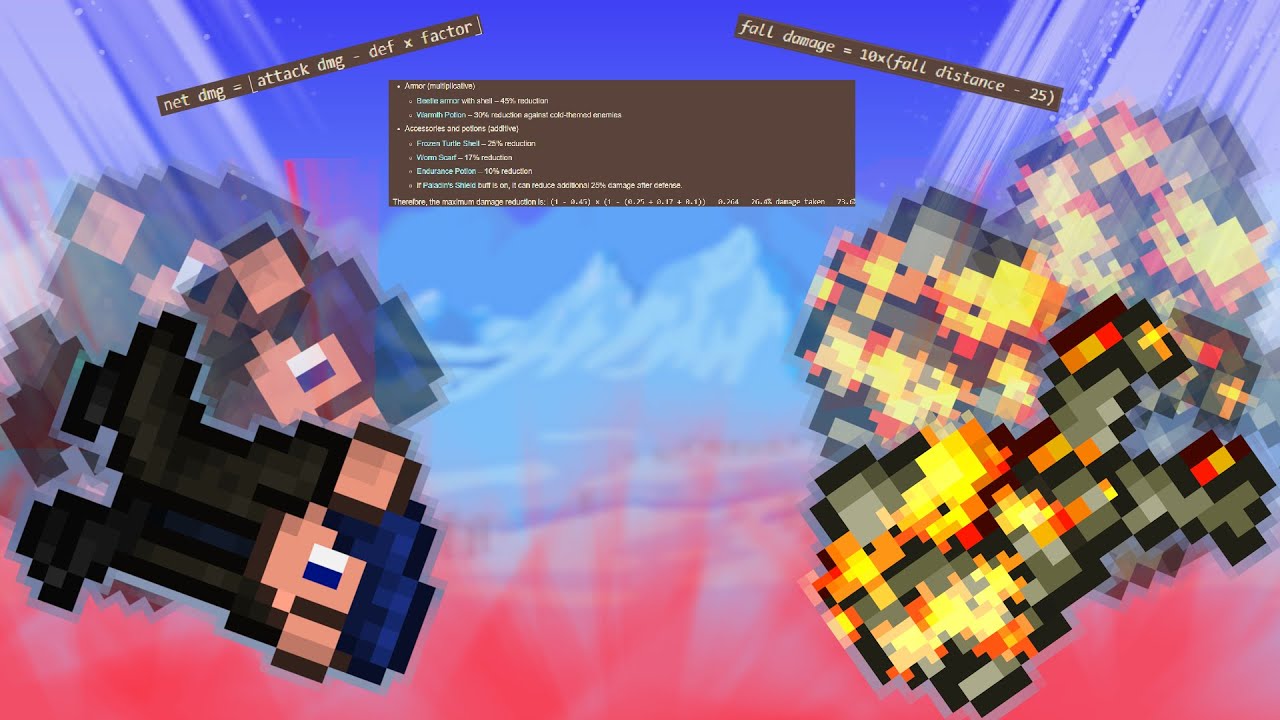 terraria fall damage explained - YouTube