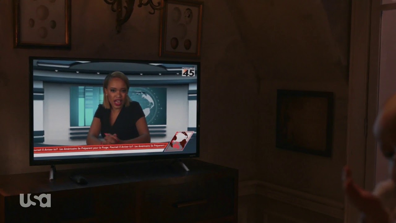 Elia Coutte As a Newscaster on The Purge TV serie - YouTube