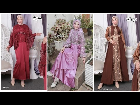 Model Gamis Pesta Terbaru 2021 Mewah Dan Elegan Untuk Pesta Pernikahan