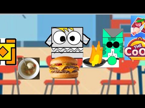 Geometry Dash School🏫(COOKING CHALLENGE WITH GORDON RAMSAY) Part 3 ...