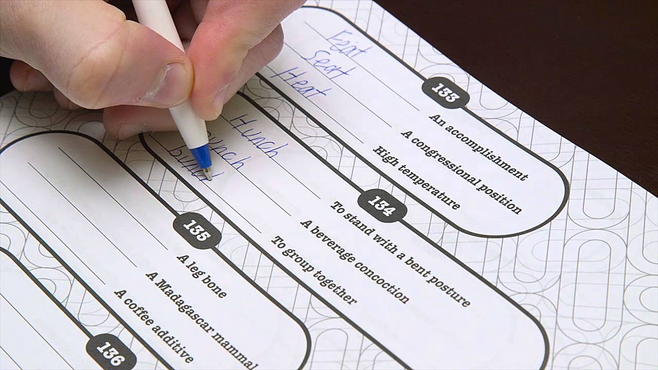 Link Winks Word Puzzles from Mindware - YouTube