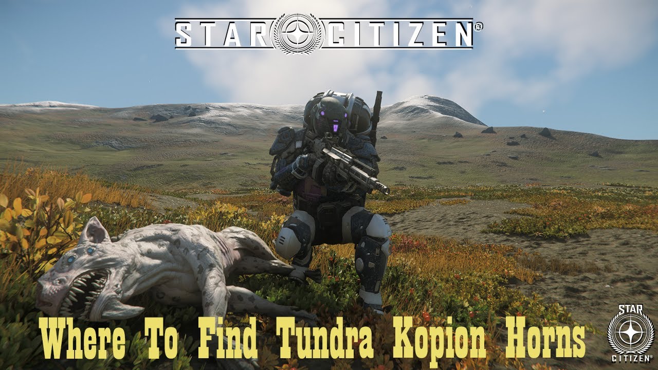 Star Citizen - Where To Find Tundra Kopion Horns - YouTube