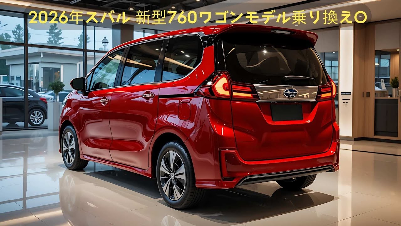 スバル 新型760ワゴン 2026年モデル 排気量660ccから760ccにアップ！軽自動車の新基準の改正案が決定しました！ - YouTube