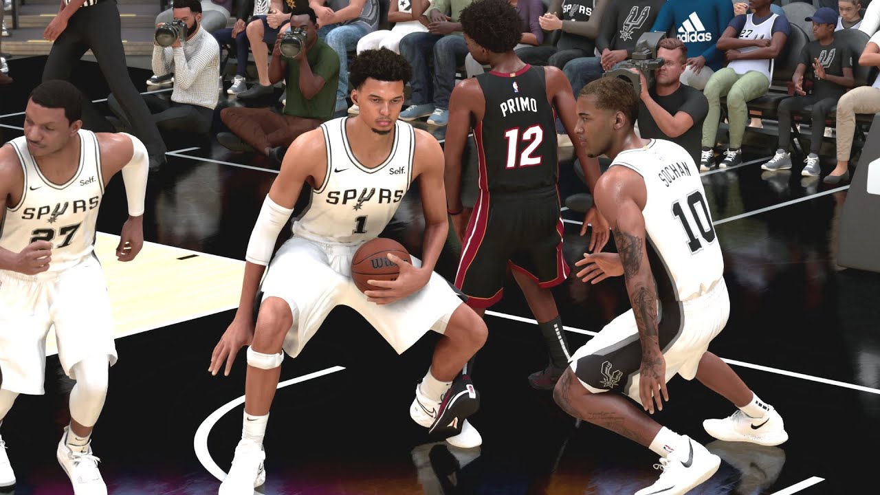 NBA 2K24 My Career - Wemby 2 Snatch Blocks! - YouTube