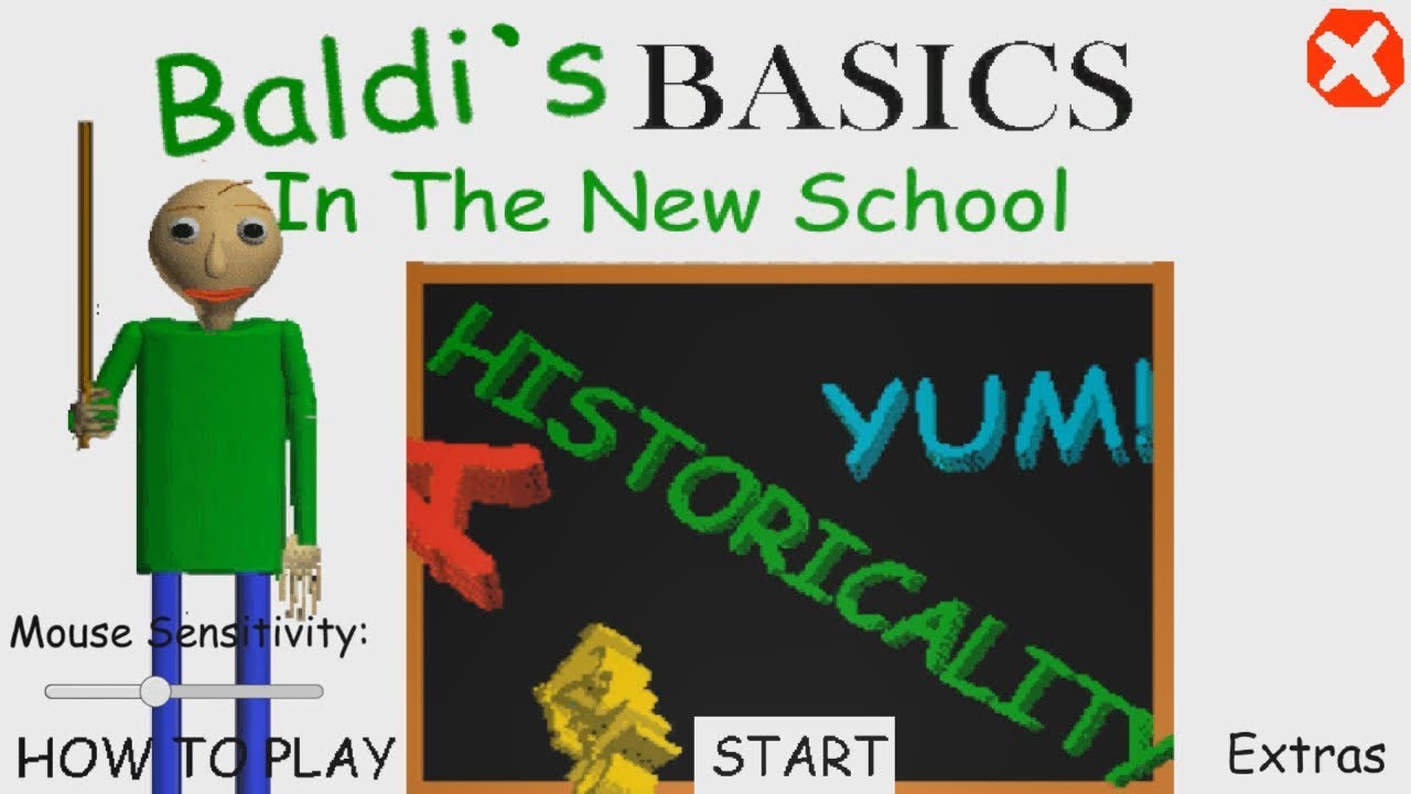 The New School In Baldis Basics - YouTube