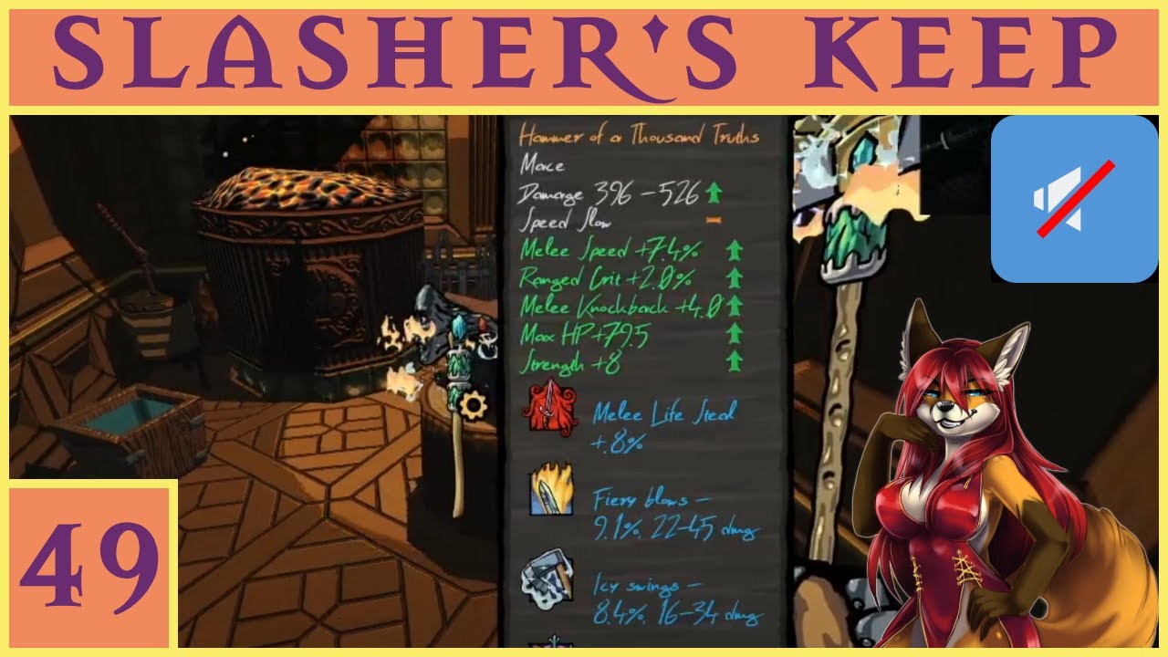 CRAFTING THE ULTIMATE WEAPON - Slasher's Keep [EP49] - YouTube