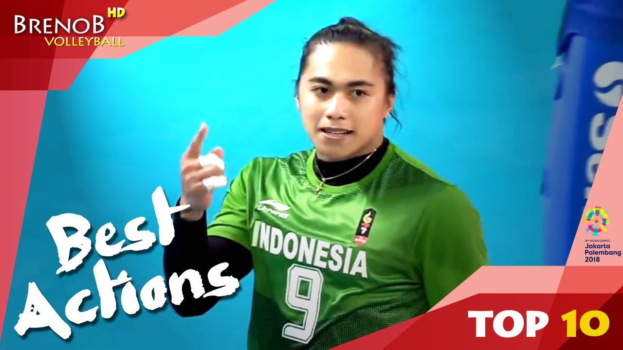 TOP 10 Best Actions by Aprilia Manganang | HIGHLIGHTS | Asian Games ...