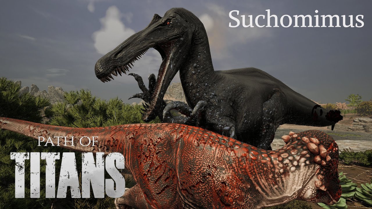 Path of Titans Suchomimus Compilation P4 (Official Servers) - YouTube