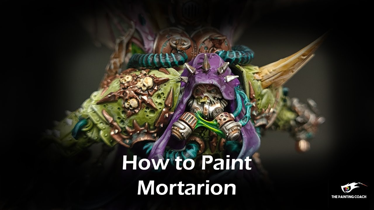 How to Paint Mortarion - YouTube