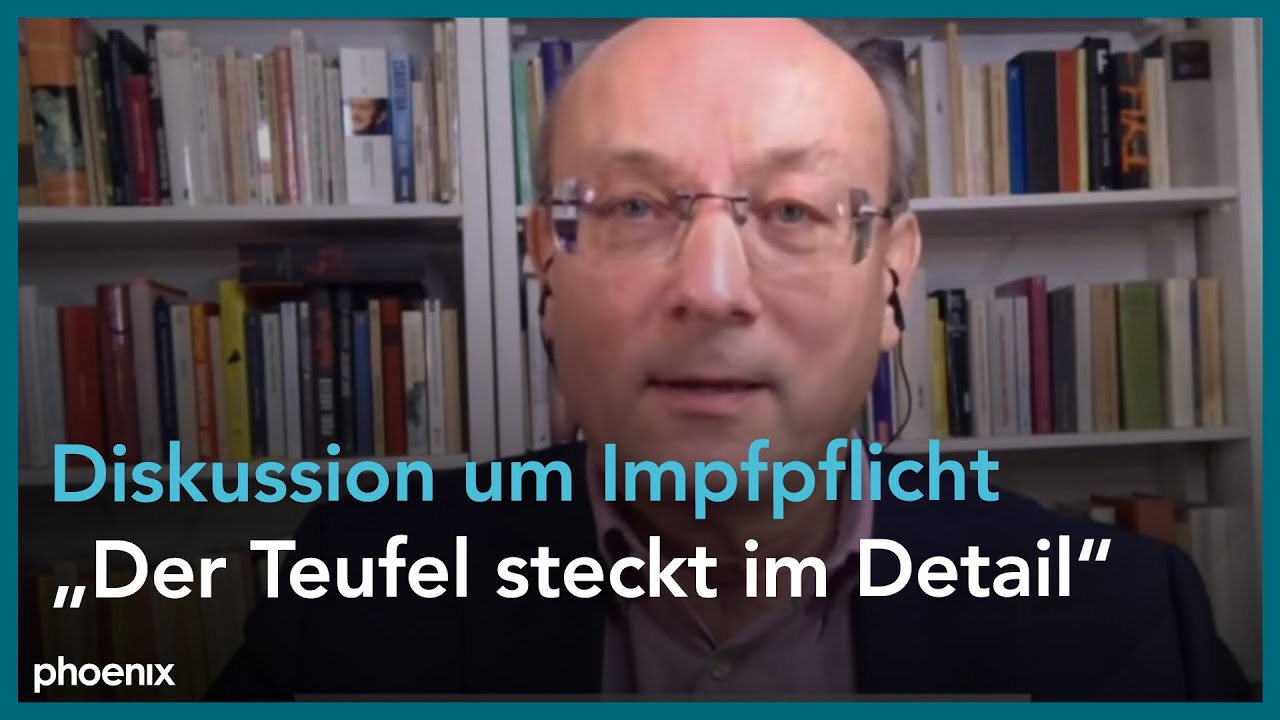 Impfpflicht: Prof. Emanuel Richter (RWTH Aachen) zur Diskussion am 30. ...