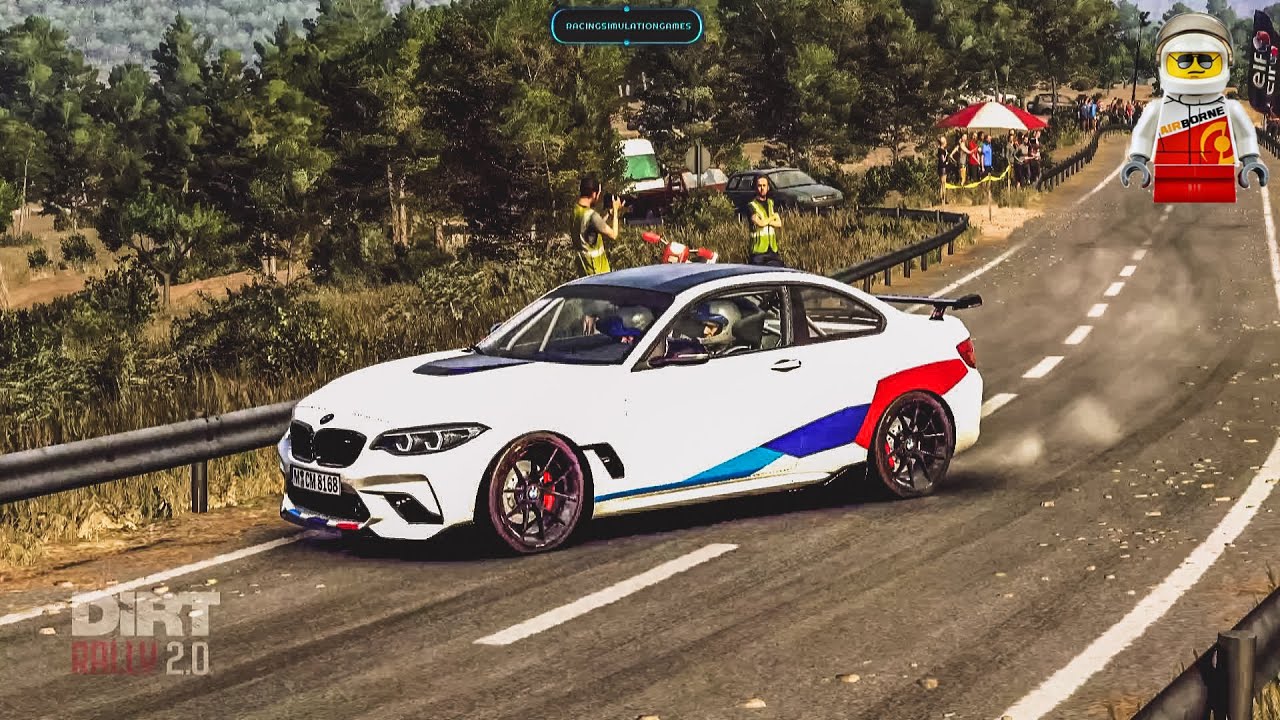 DiRT Rally 2.0 BMW M2 Competition Triple Screen + Foot Cam - YouTube