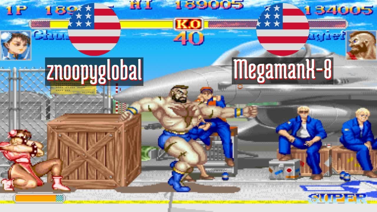 @ssf2xjr1: znoopyglobal (US) vs MegamanX-8 (US) [Super SF II X ssf2x ...