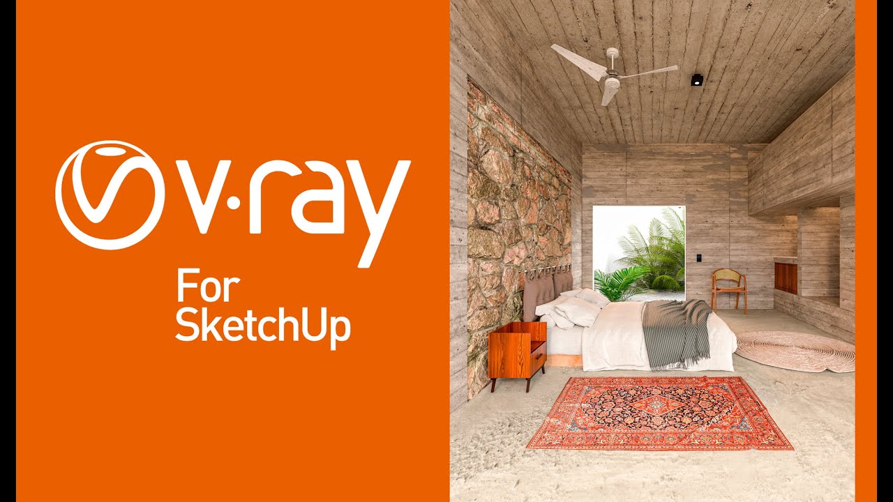 🟢 V-Ray 6 SketchUp | TUTORIAL | ESCENA INTERIOR | vray6 | Realistic ...