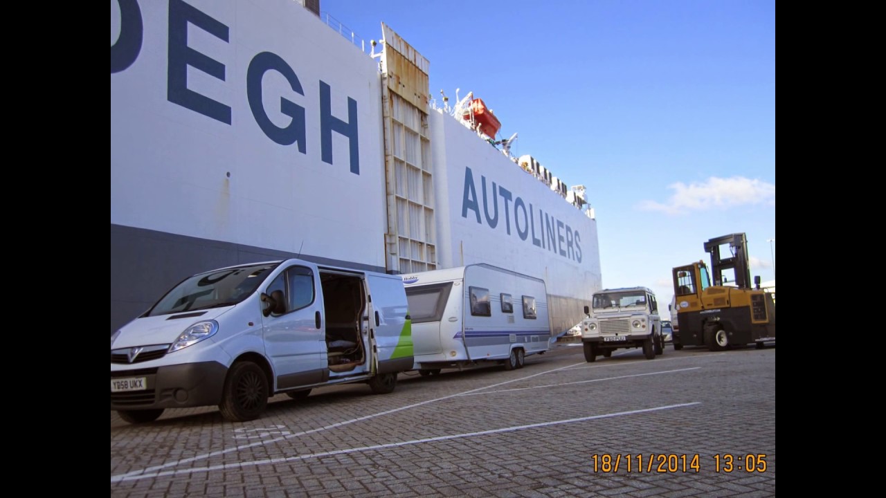 caravan delivery, Export, pick up and drop of service. - YouTube