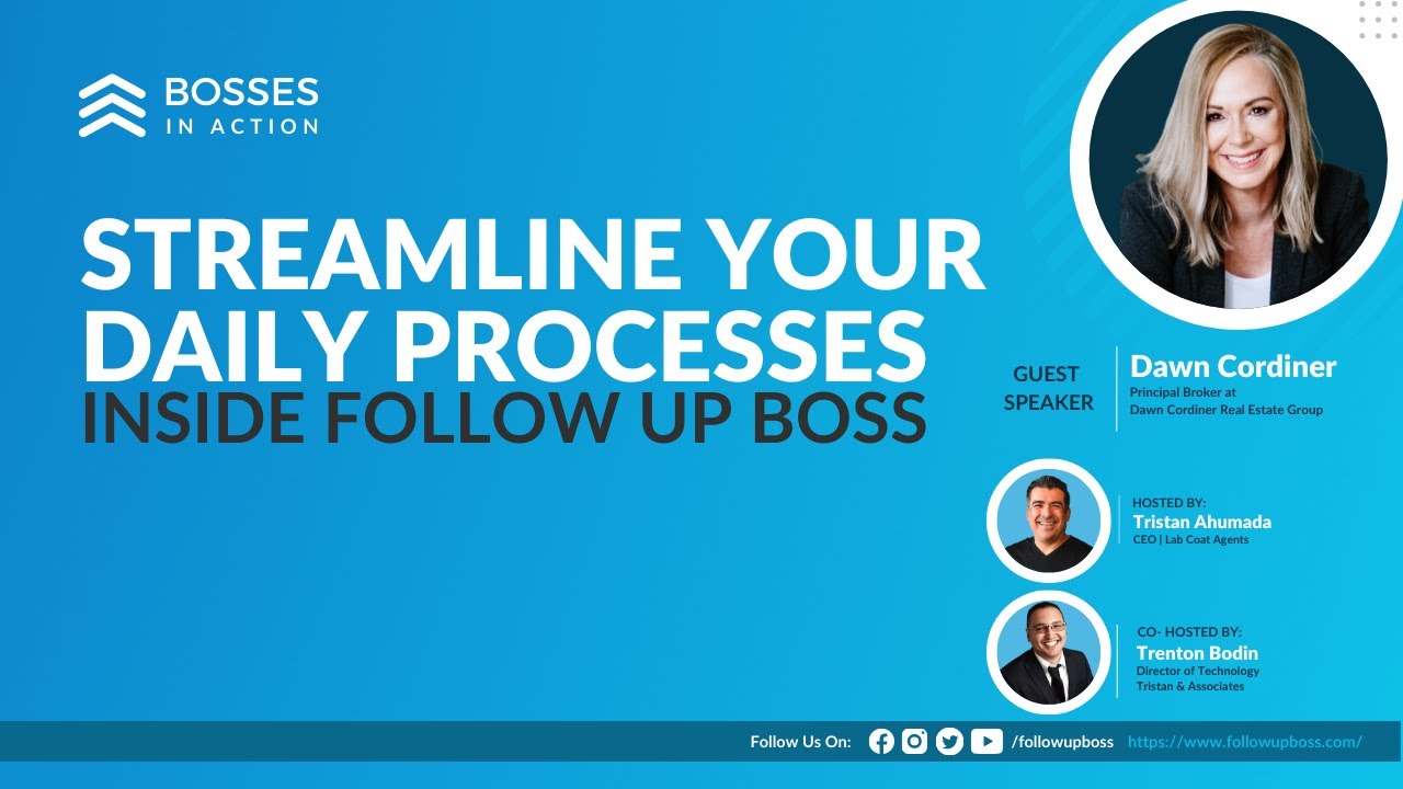 Streamline your daily workflow inside Follow Up Boss - YouTube