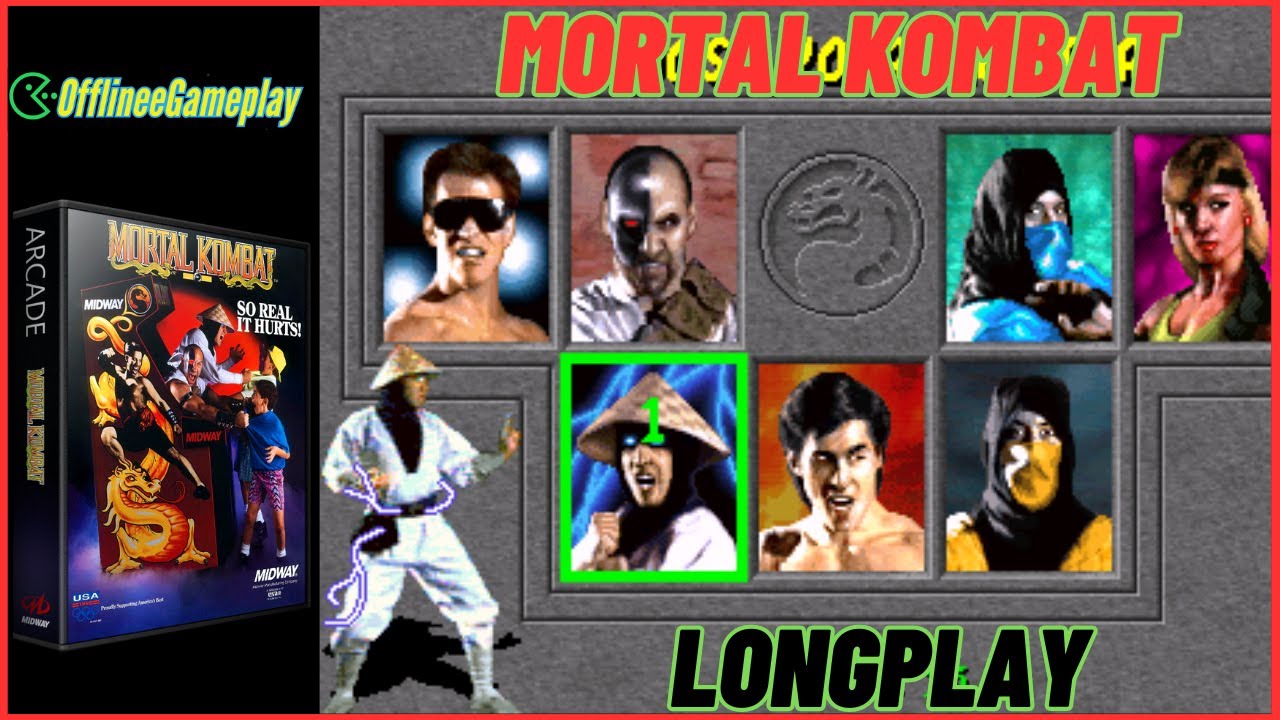 RAIDEN - MORTAL KOMBAT (ARCADE) LONGPLAY - YouTube