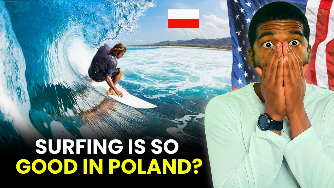 HEL, POLAND; A Surf tRiP | American Reacts - YouTube