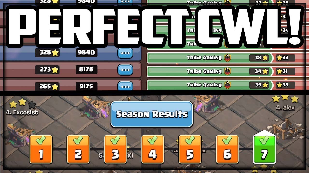 The PERFECT CWL in Clash of Clans! - YouTube