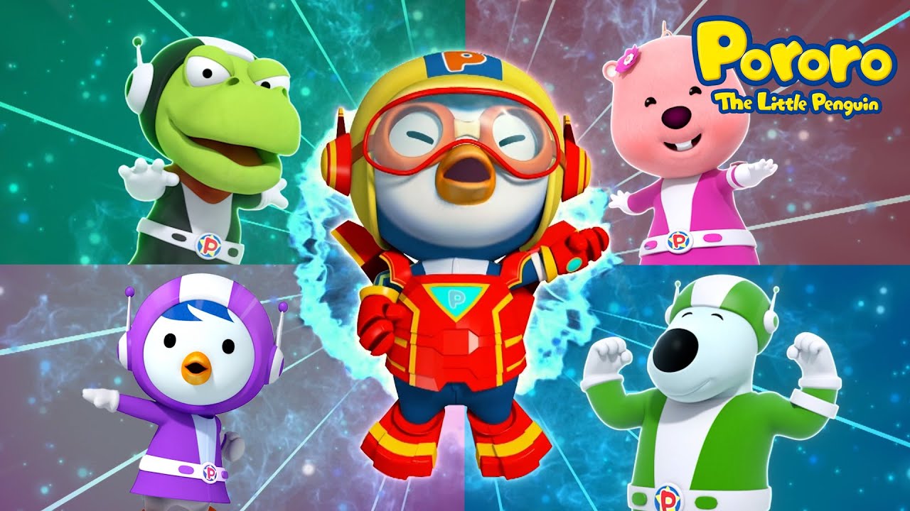 Pahlawan super Pororo Heroes | Ayo Ayo Hero | Lagu Anak Pororo | Laju Sajak | Nyanyi sama Pororo ...