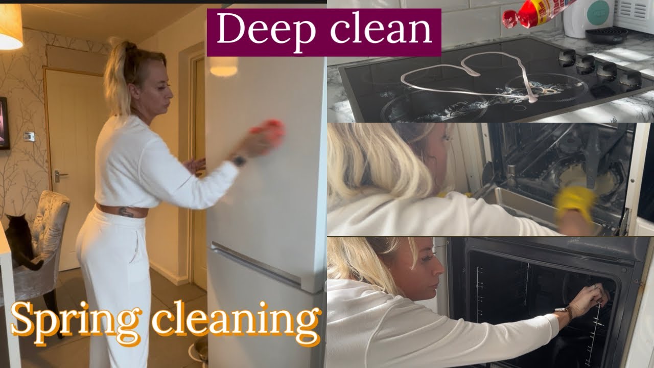 SPRING CLEANING MY KITCHEN PART 1 | deep cleaning all my appliances ...